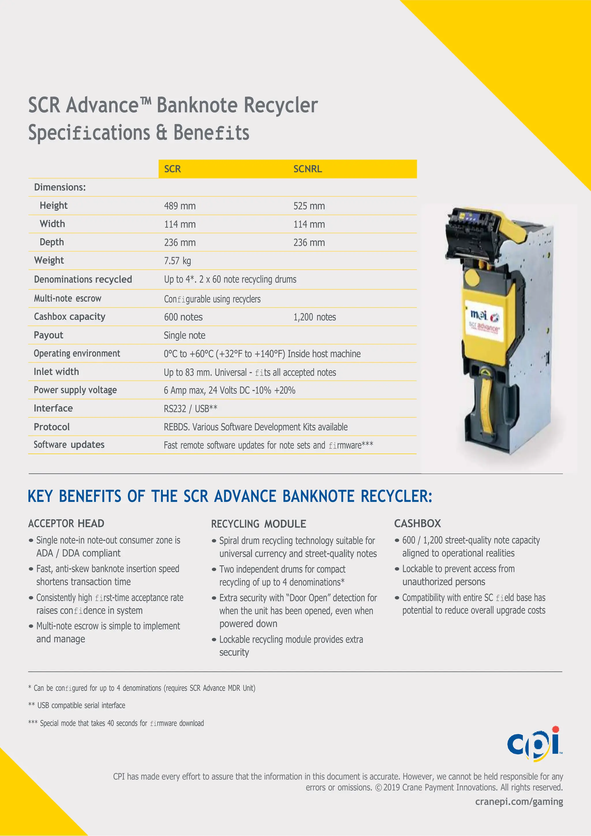 SCR Advance Banknote Recycler.do la push babycx | DOCX | Technology & Computing