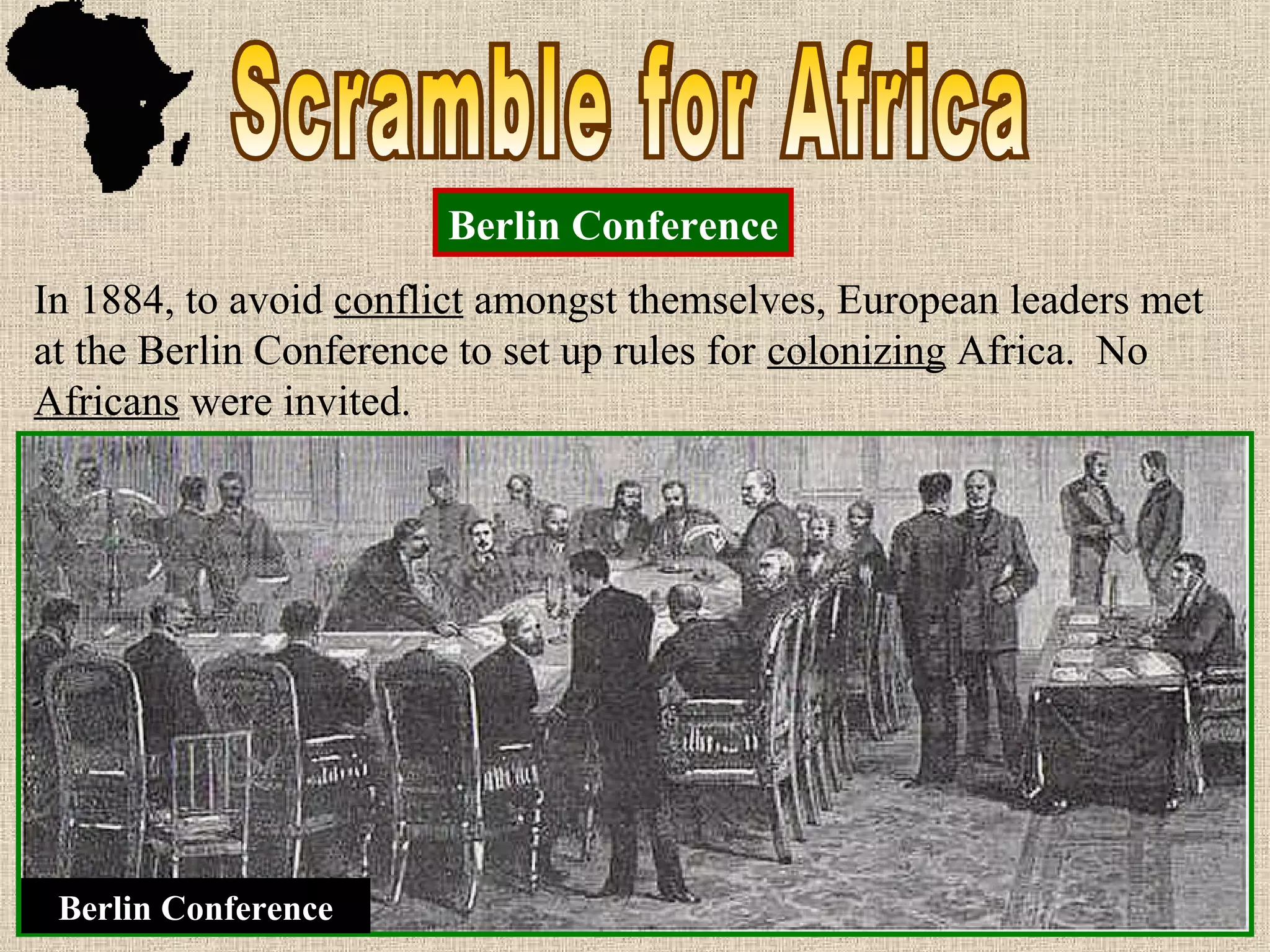Scramble for africa | PPT