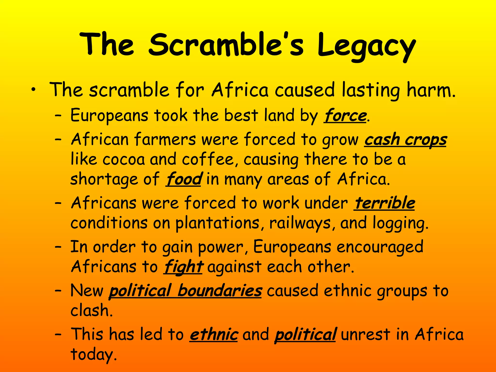 Scramble for africa th | PPT