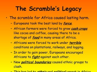 Scramble for africa th | PPT