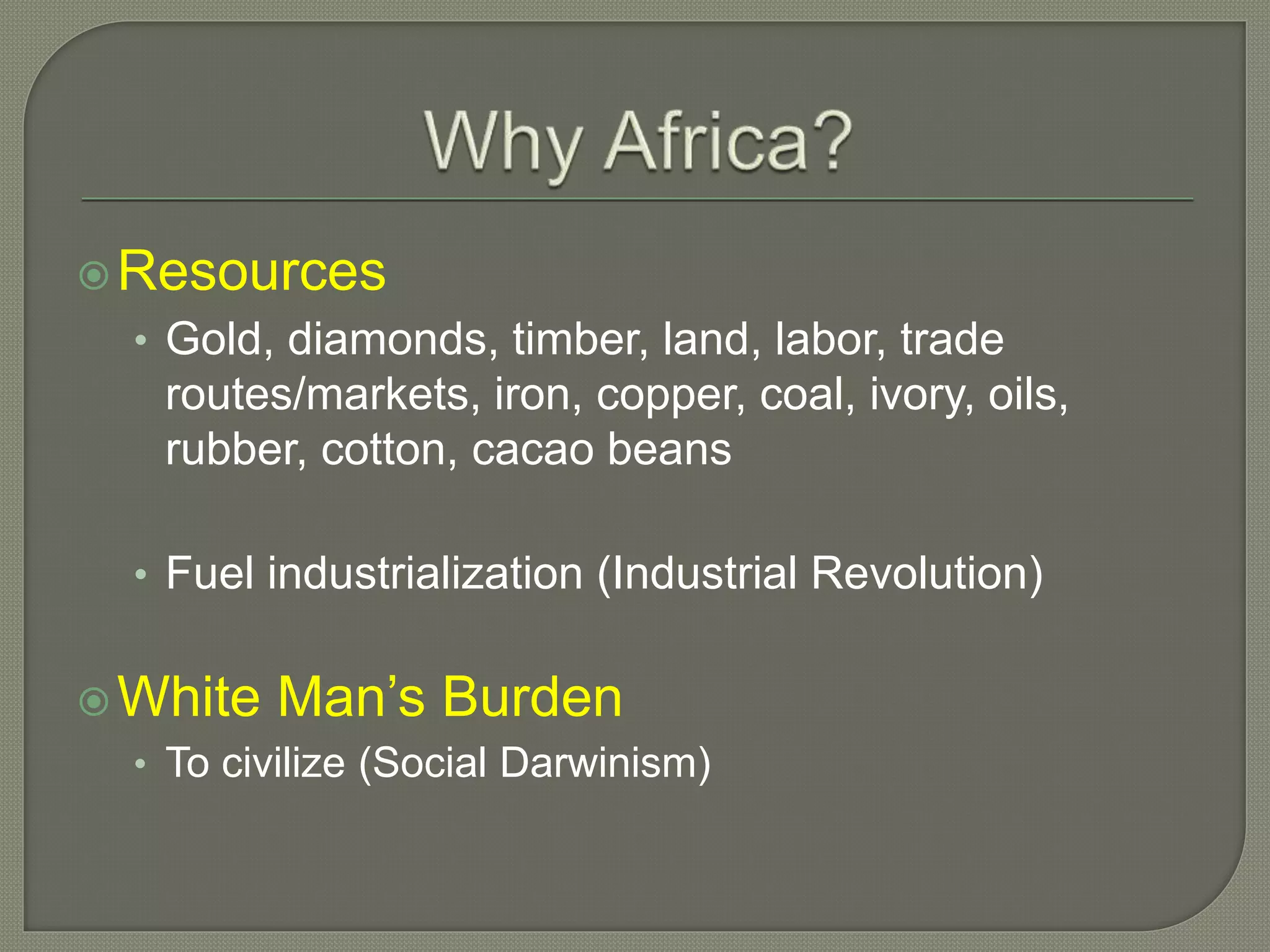 Scramble for Africa & Berlin Conference | PPTX