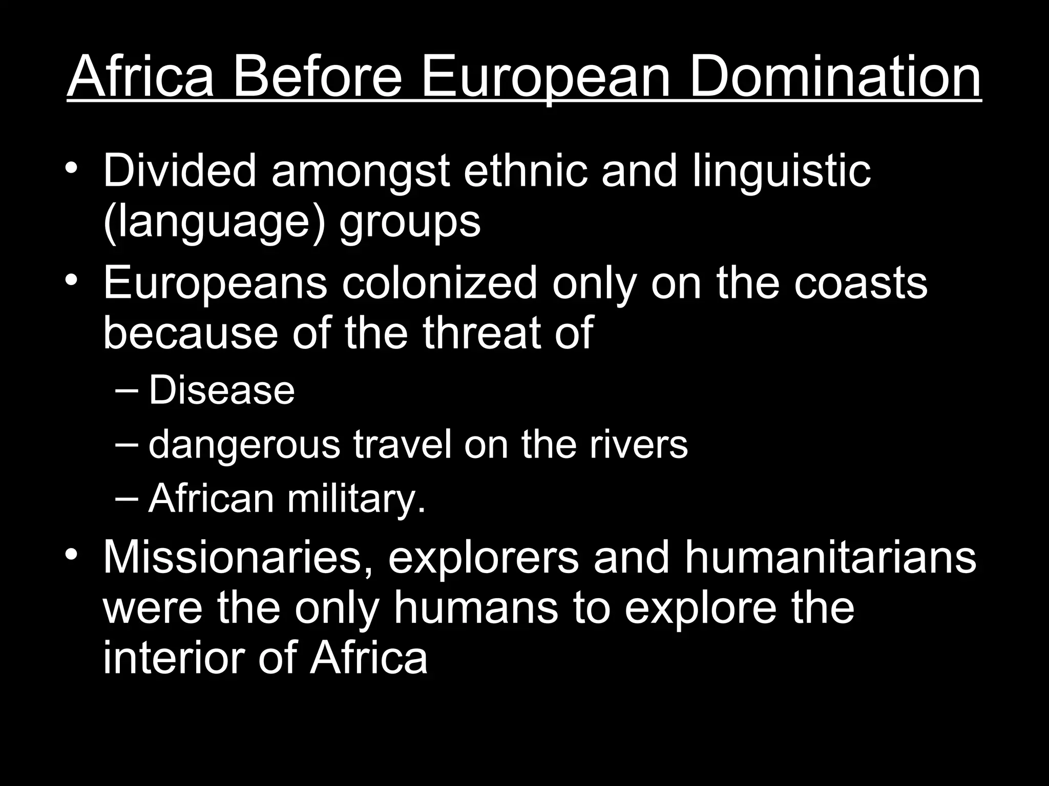 Scramble for Africa | PPT | Africa Travel | Travel Locations