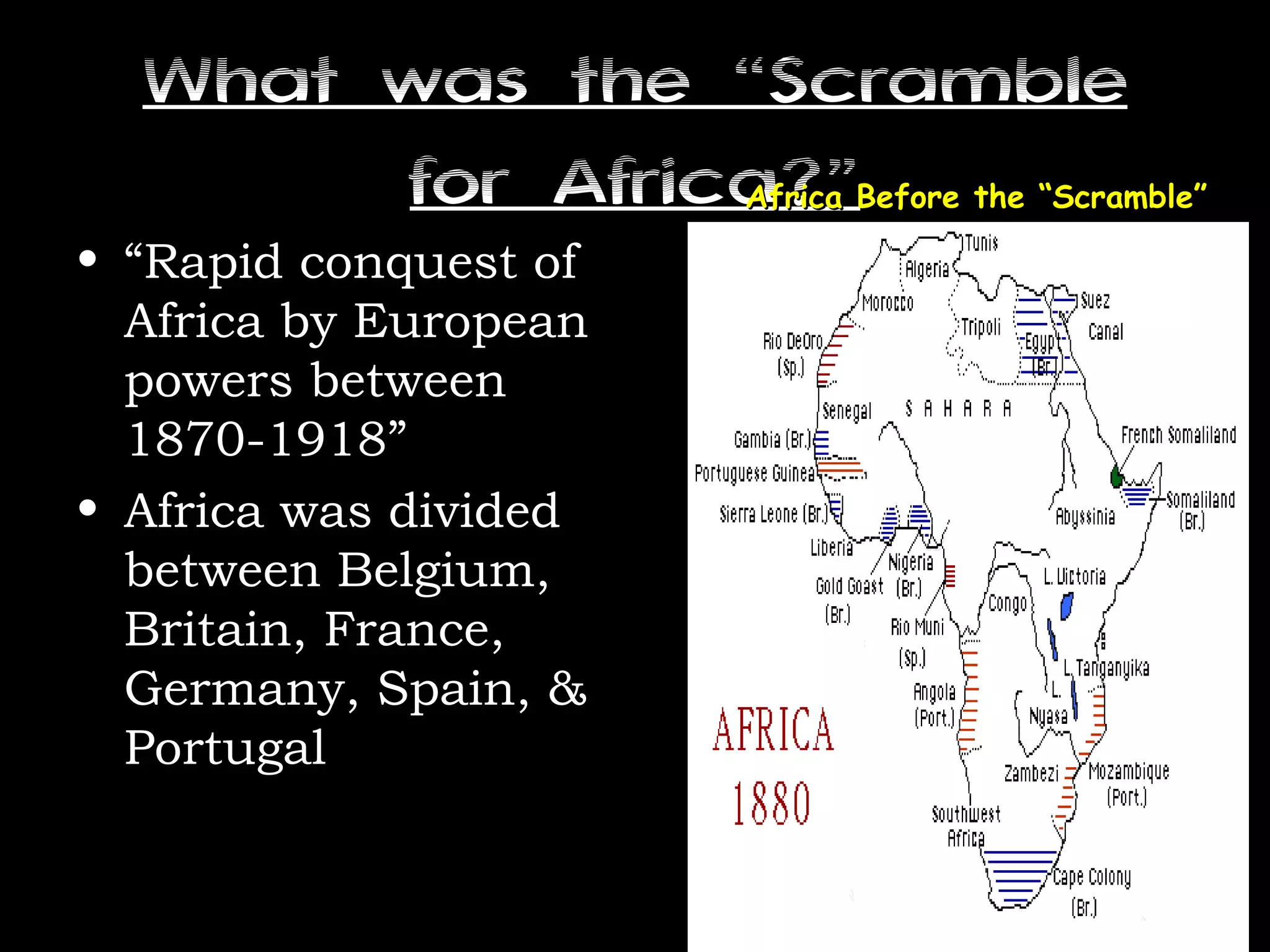Scramble for Africa | PPT | Africa Travel | Travel Locations