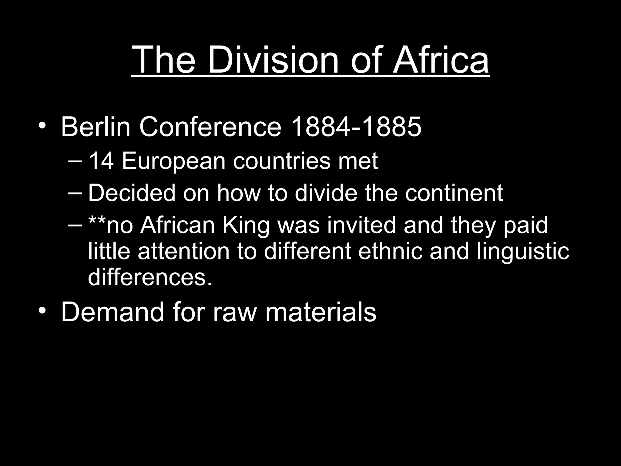 Scramble for Africa | PPT | Africa Travel | Travel Locations