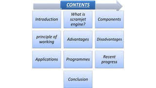 Scramjet engine | PPTX