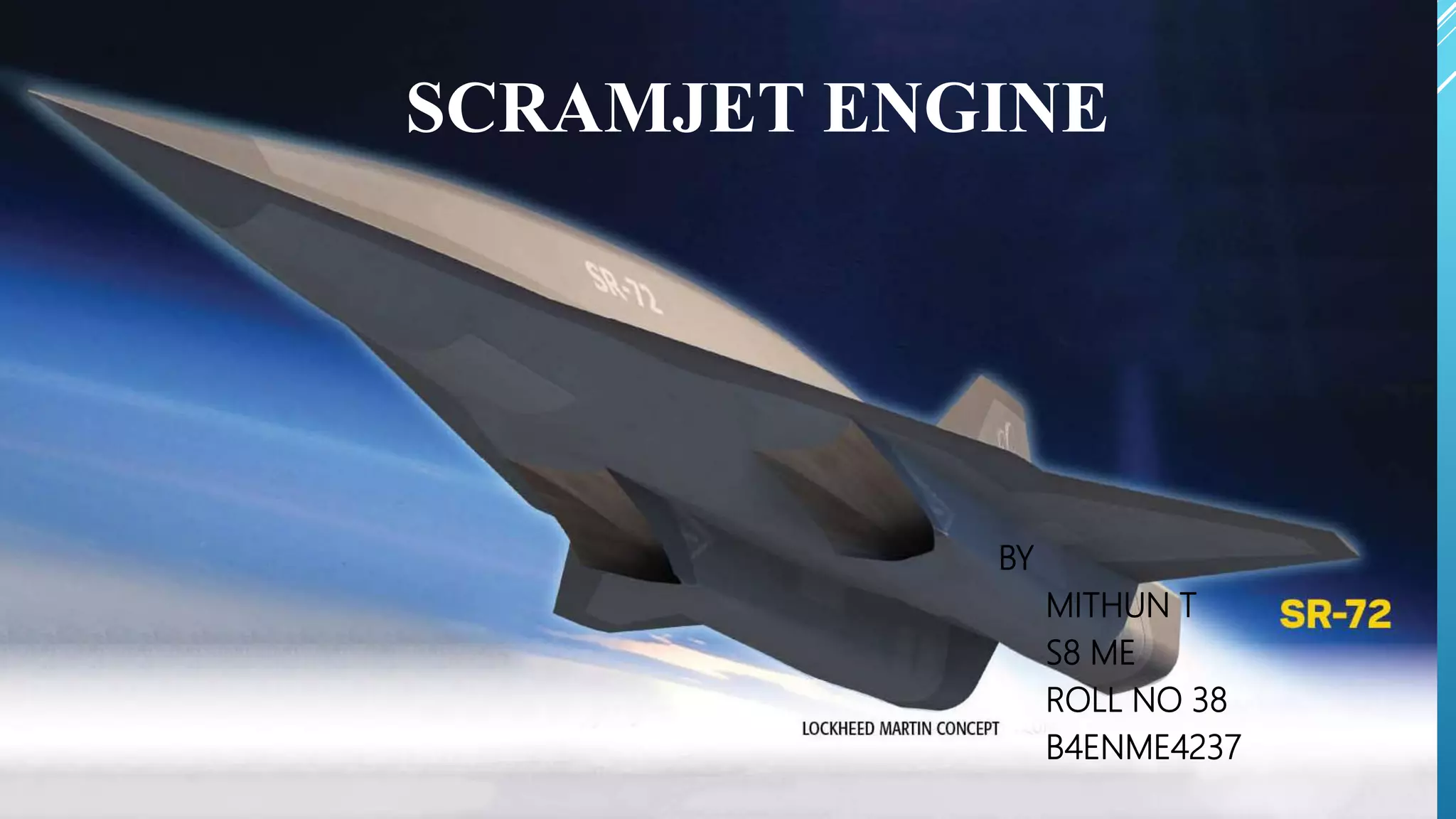 Scramjet engine | PPTX
