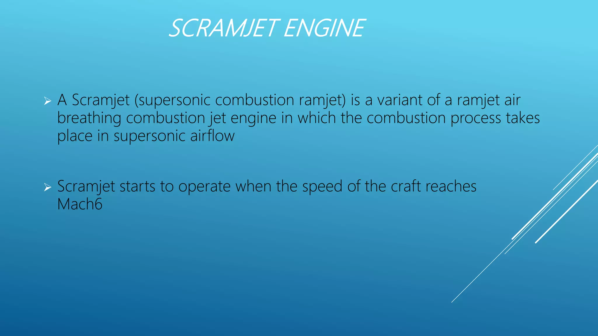 Scramjet engine | PPTX