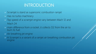 Scramjet engine | PPTX | Physics | Science