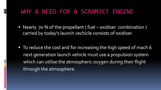 Scramjet engine[1]by Shashwat Mishra | PPTX | Technology & Computing