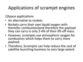 Scramjet engines | PPTX