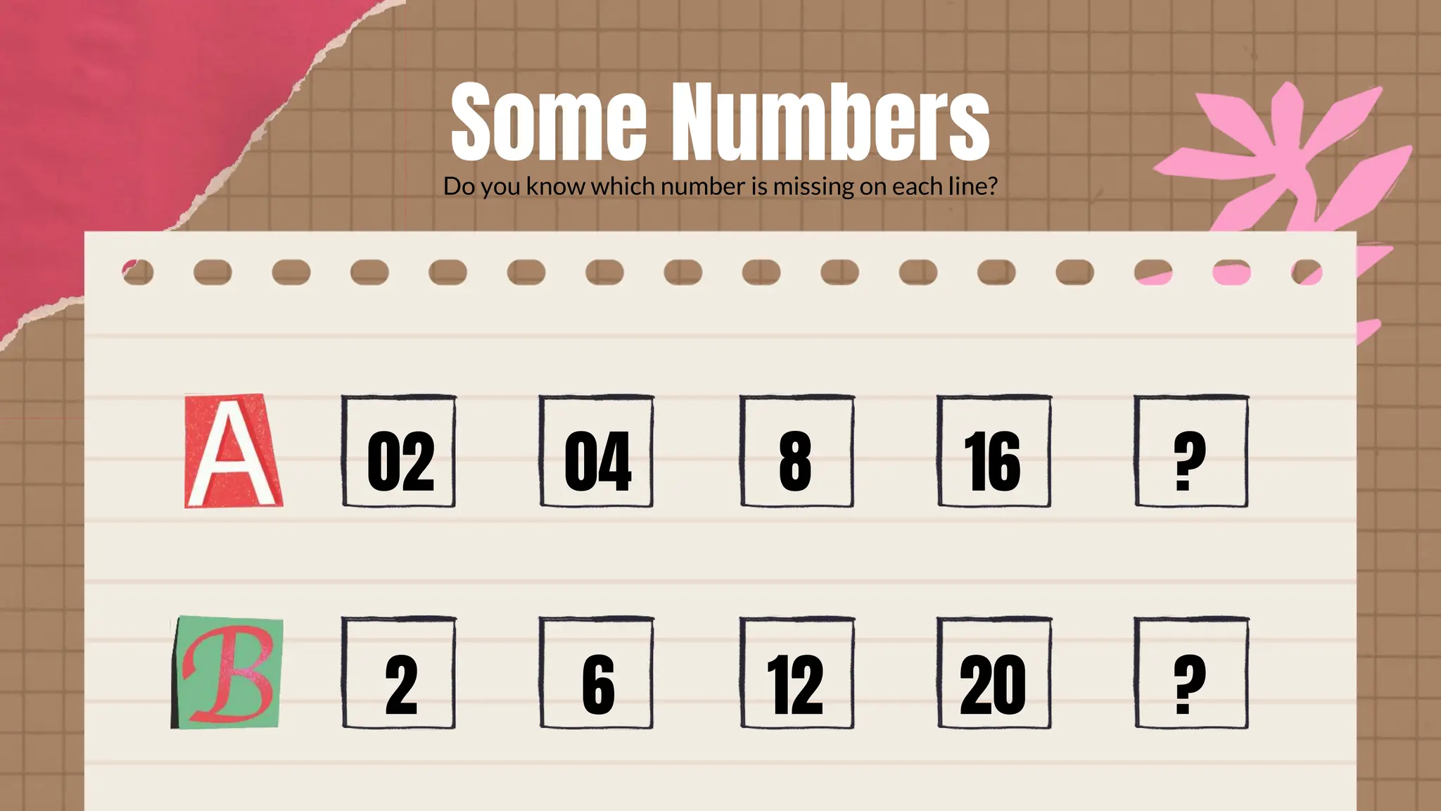 Scrapbook Collage Brain Teasers for High School.pptx