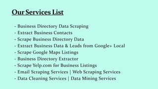 Scrape Angieslist Contractor Details | PPT