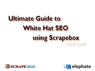 Scrape box presentation | PPT