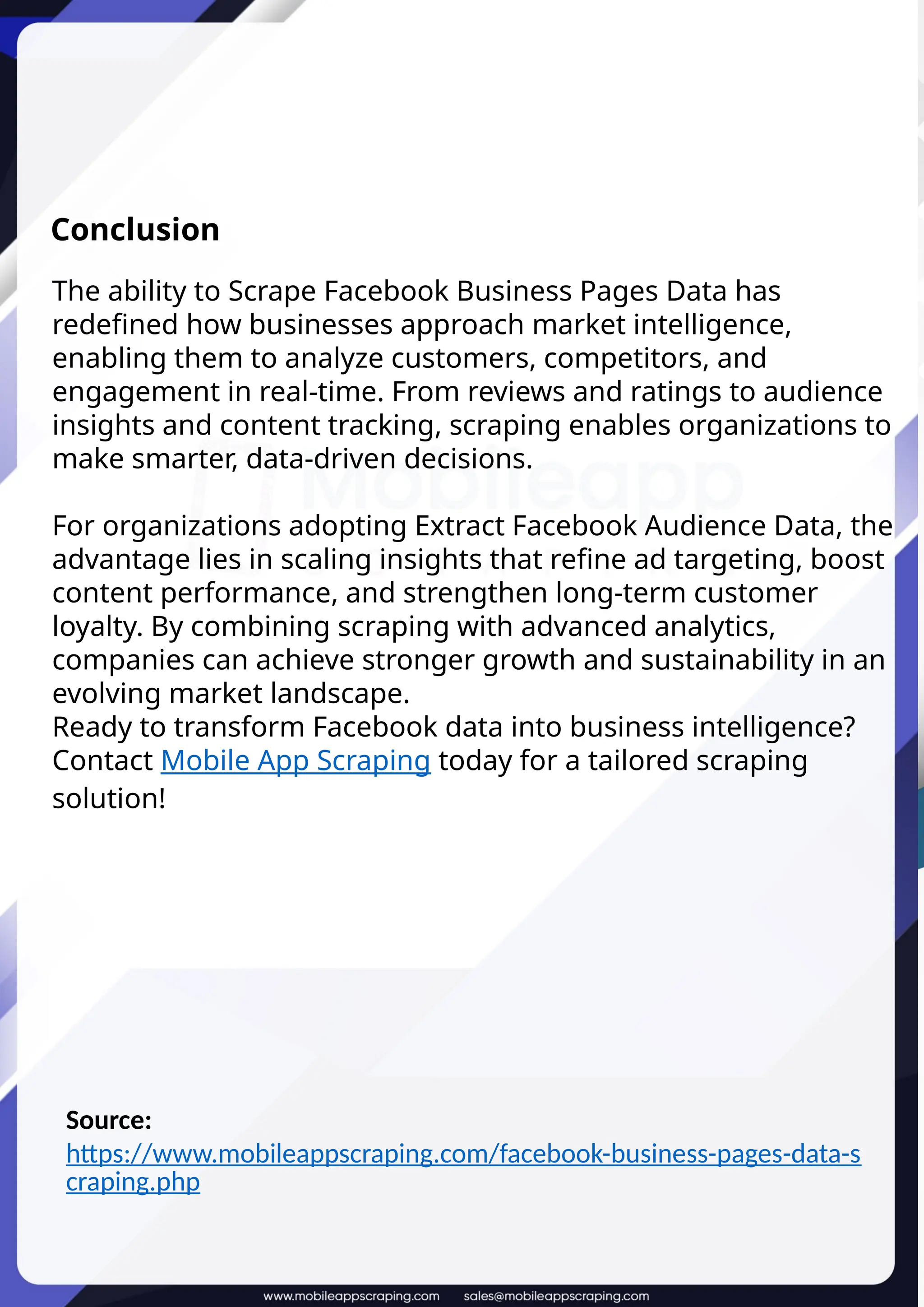 Scrape Facebook Business Pages Data for Business Intelligence.pptx