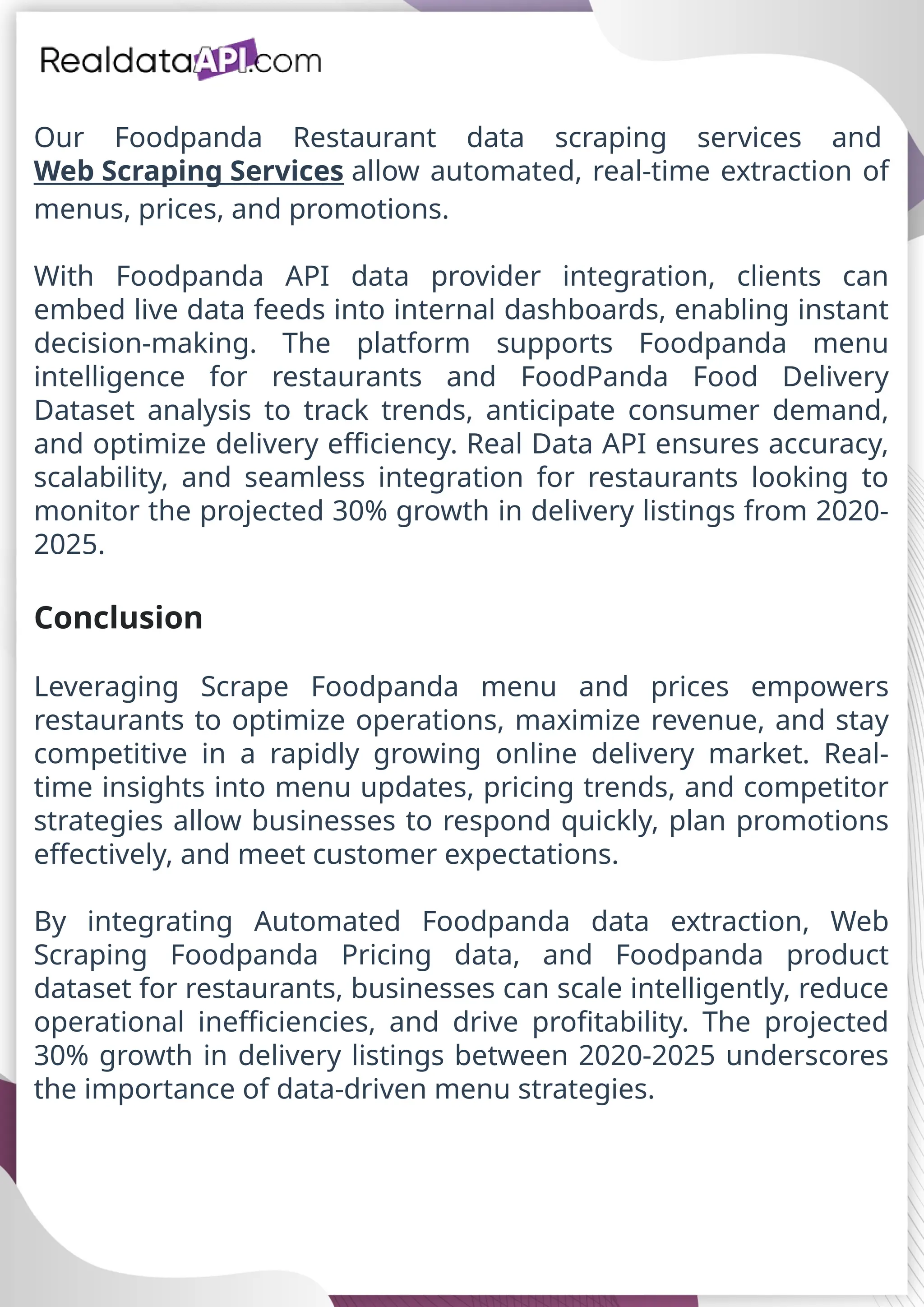 Scrape Foodpanda Menu and Prices to Monitor 30% Growth.pptx