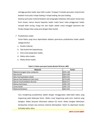 Scraper dan loader | DOC