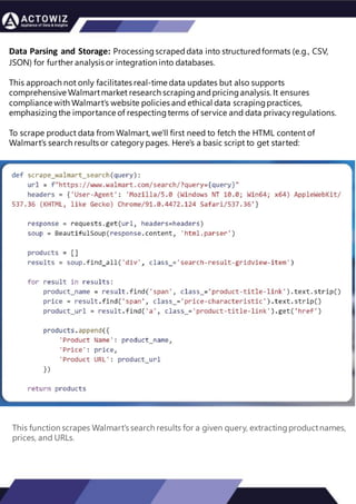 Scraping Walmart Prices With Python - A Comprehensive Guide in 2024.pdf | Free Download