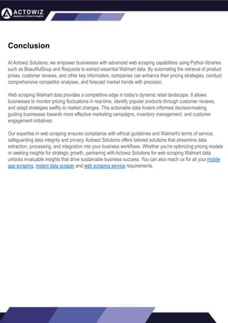 Scraping Walmart Prices With Python - A Comprehensive Guide in 2024.pptx