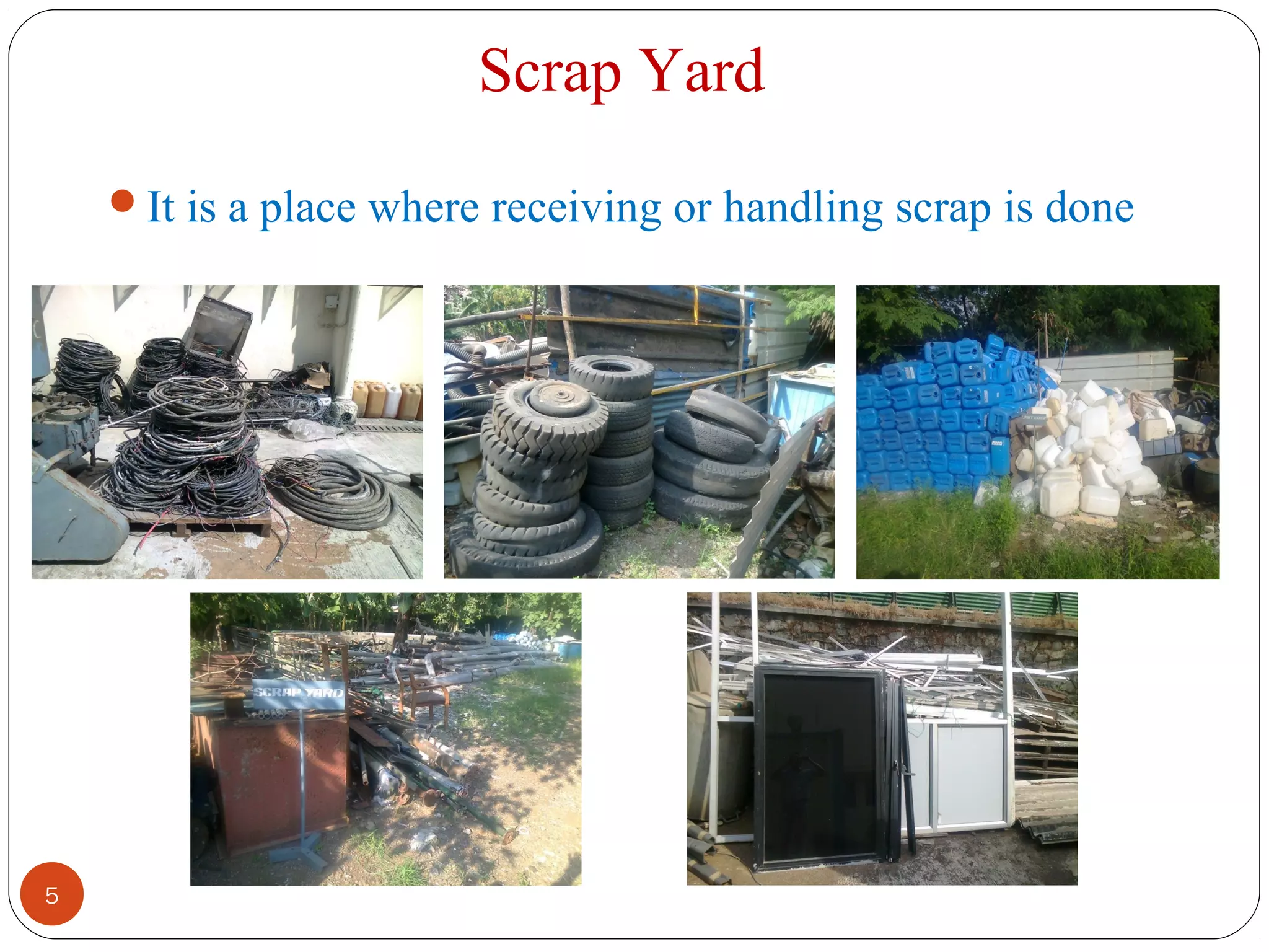 Scrap management | PPT