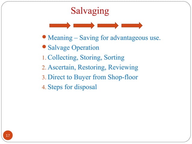 Scrap management | PPT