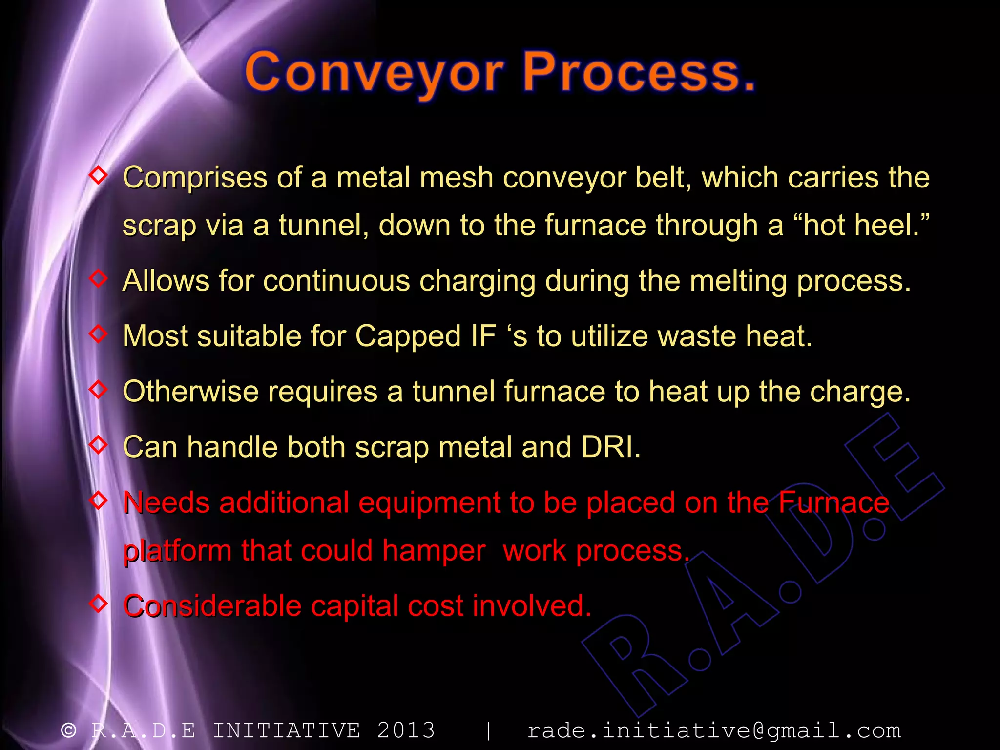 Scrap Preheating for Steel Melting Induction Furnaces | PPT