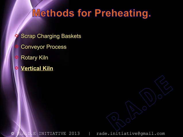 Scrap Preheating for Steel Melting Induction Furnaces | PPT