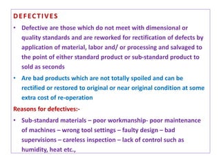 Scrap waste spoilage in costing | PPTX