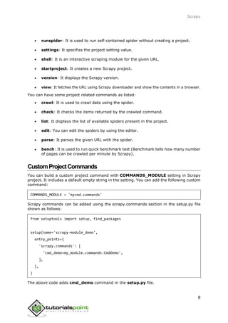 Scrapy tutorial | PDF