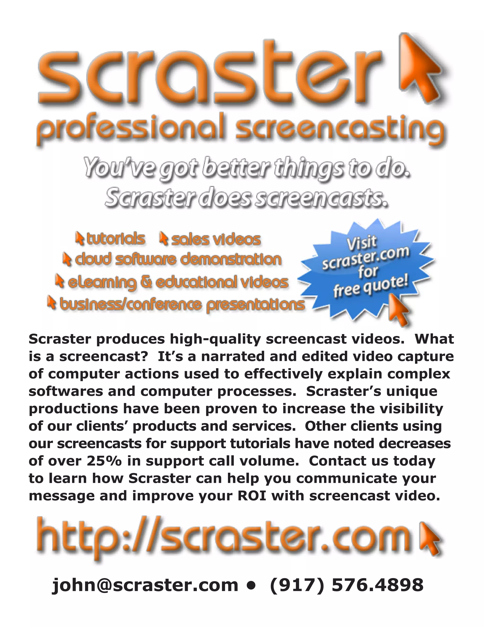 Scraster ad-8.5x11
