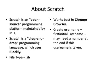 Scratch | PPT