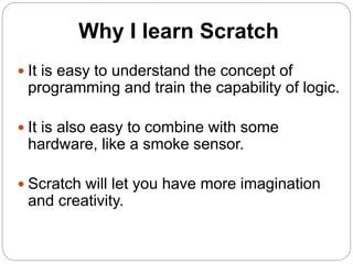 Scratch Introduction | PPTX