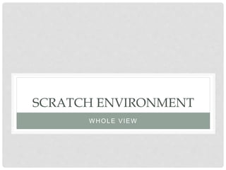 Start developing projects with Scratch Programming | PPT