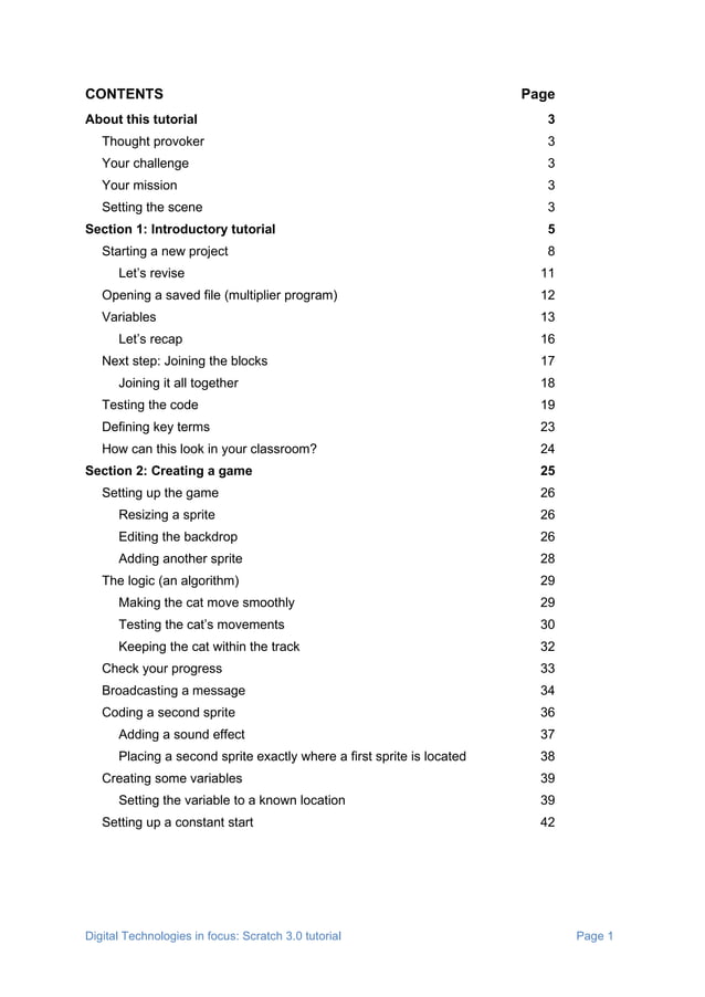 scratch-3-tutorial.pdf | Programming Languages | Computing