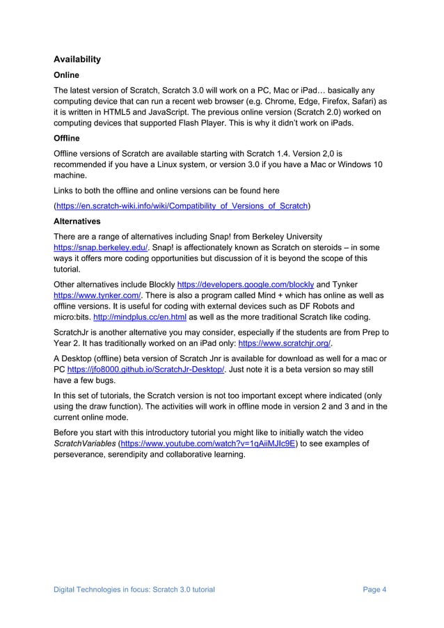 scratch-3-tutorial.pdf | Programming Languages | Computing