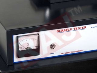 Scratch hardness-tester | PPS