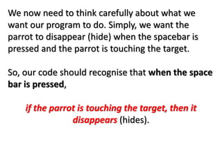 Scratch Parrot Game | PPTX