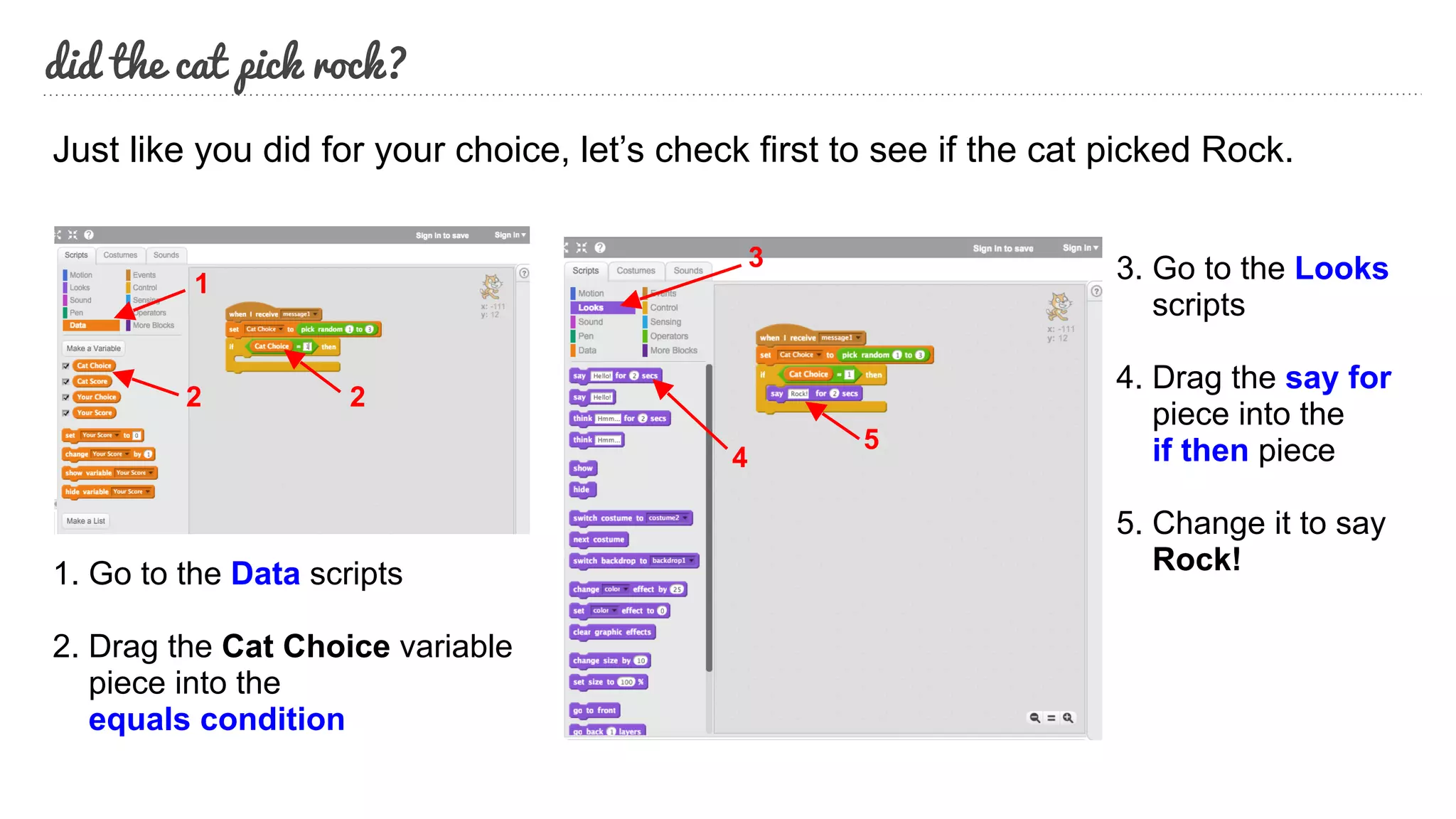 Scratch - Rock, Paper, Scissors | PDF