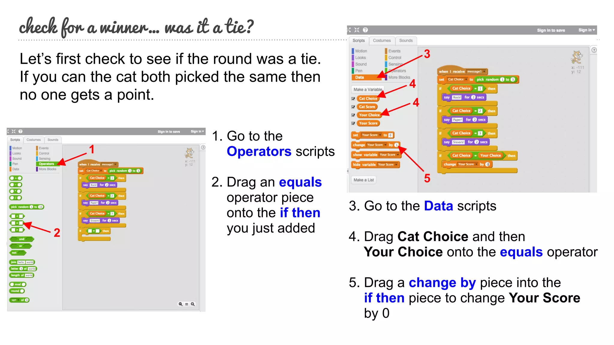 Scratch - Rock, Paper, Scissors | PDF