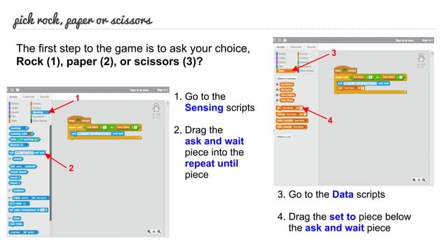 Scratch - Rock, Paper, Scissors | PDF