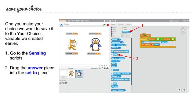 Scratch - Rock, Paper, Scissors | PDF