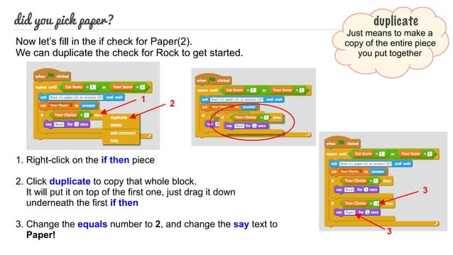 Scratch - Rock, Paper, Scissors | PDF