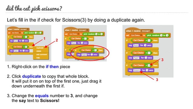 Scratch - Rock, Paper, Scissors | PDF