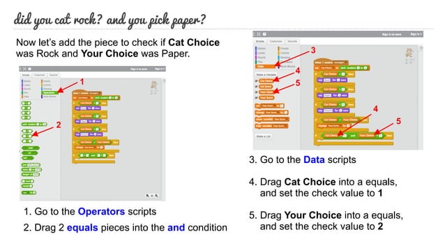 Scratch - Rock, Paper, Scissors | PDF