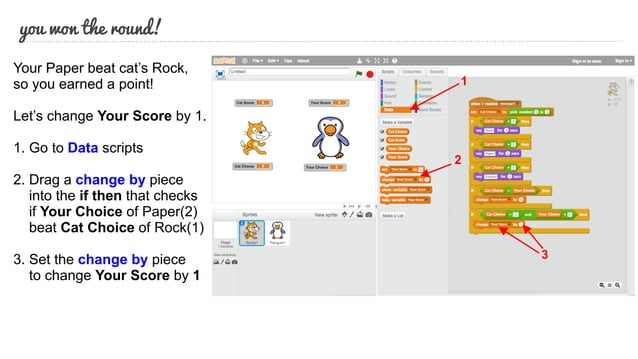 Scratch - Rock, Paper, Scissors | PDF