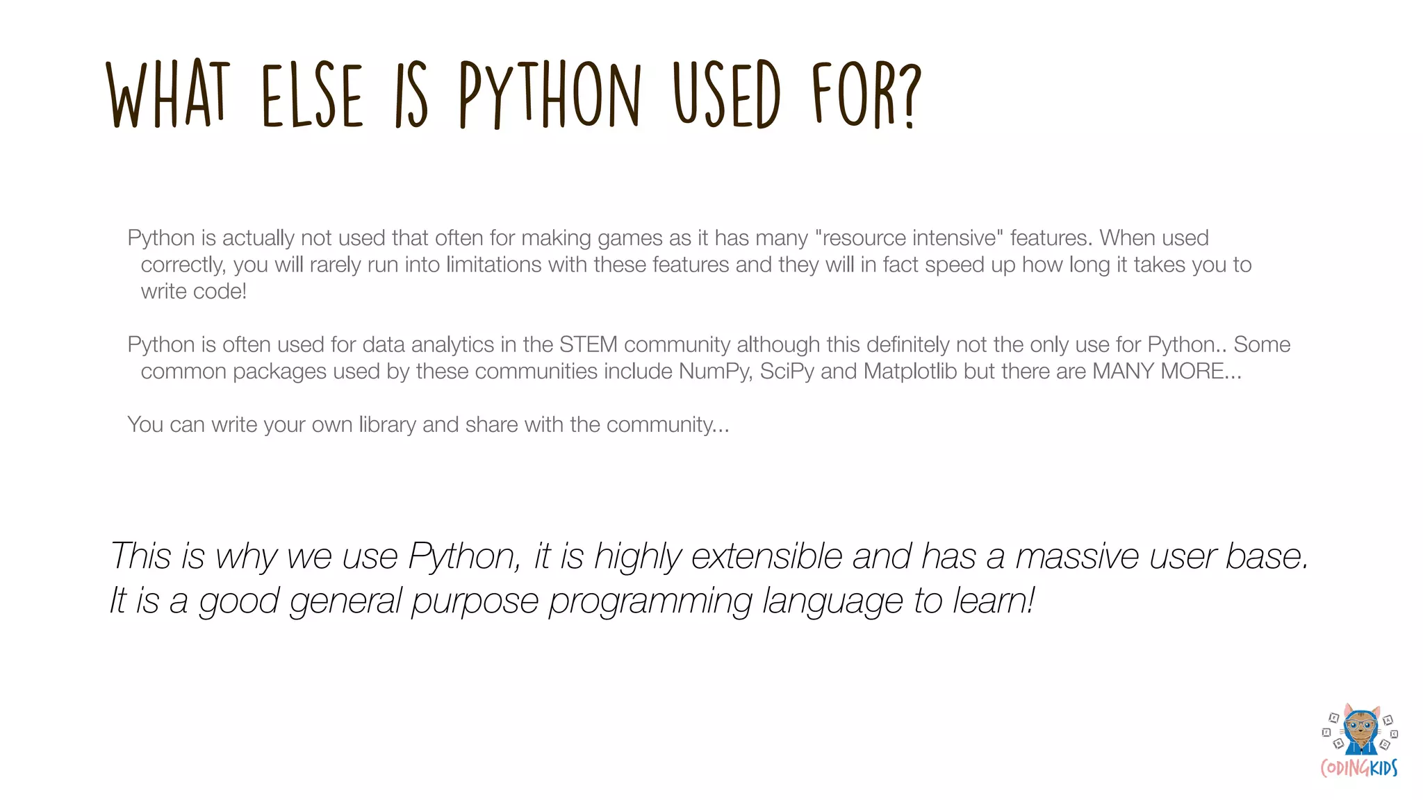 Looking At How Scratch And Python Compare Ppt