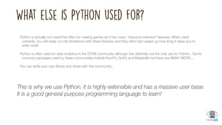 Looking at how Scratch and Python compare | PDF