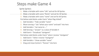 Scratch Tom and Jerry | PPTX