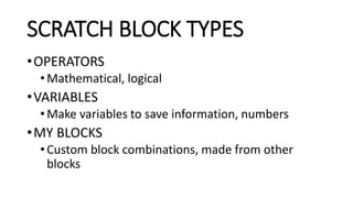 SCRATCH TRAINING FOR BEGINNERS | PPT