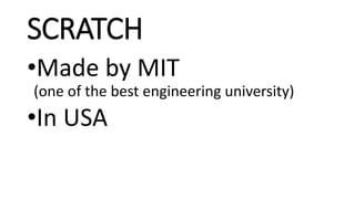 SCRATCH TRAINING FOR BEGINNERS | PPT