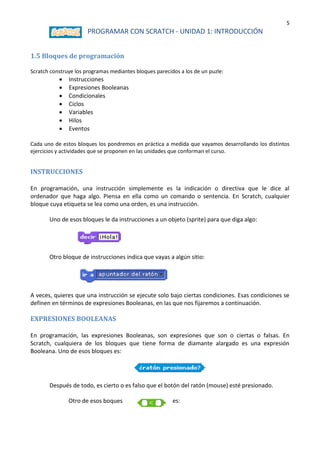 Scratch unidad 1 | PDF